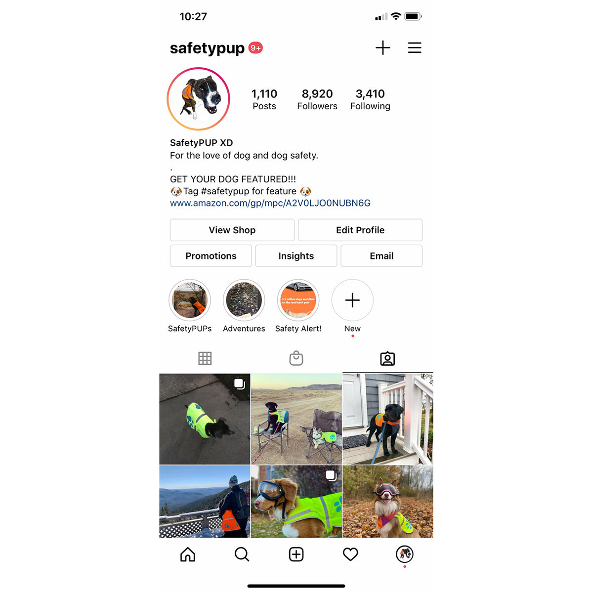 SafetyPUP XD - Superior Visibility - Reflective, Hi Vis Dog Vests and ...